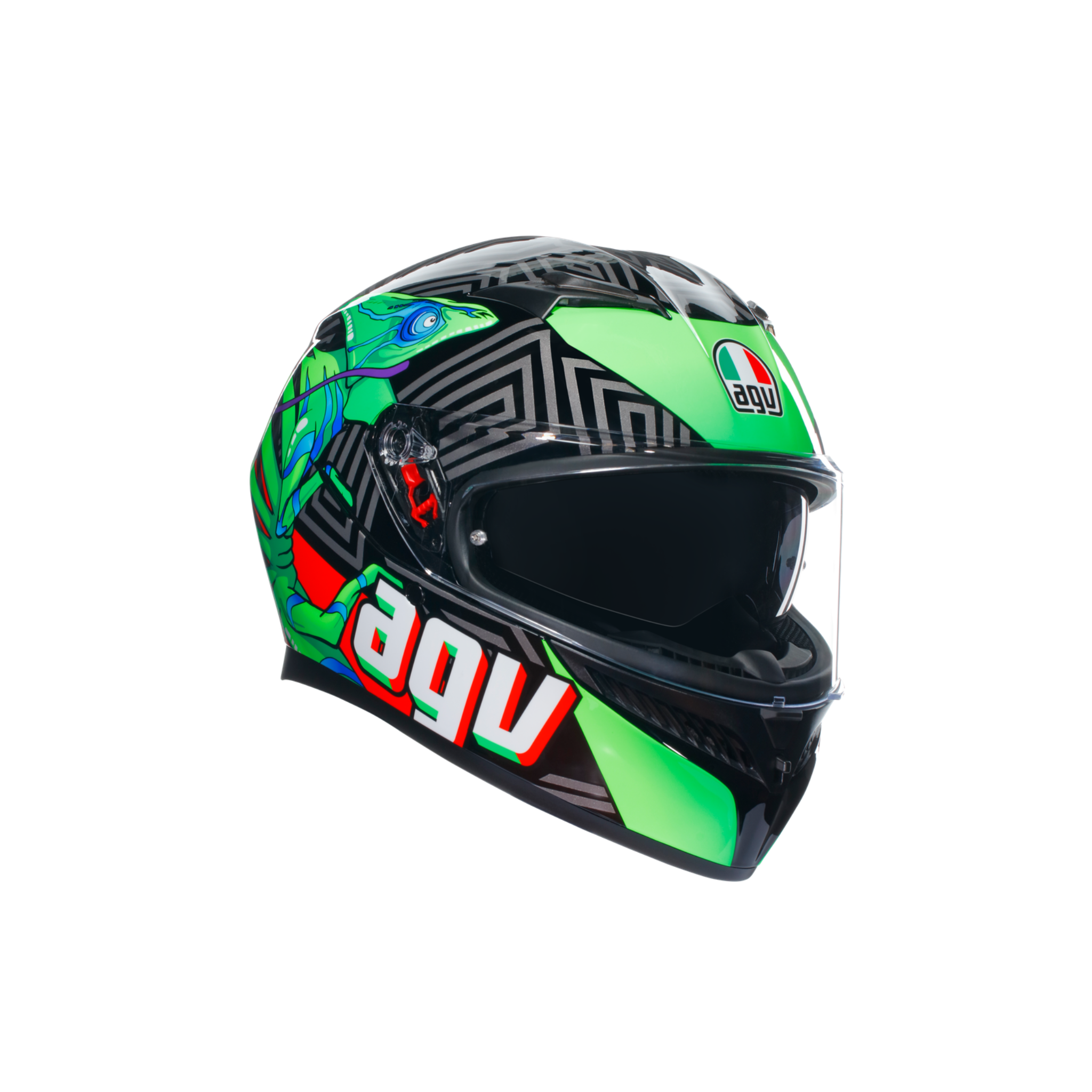 Casco integral AGV K3 Multi Kamaleon Verde - AGV | URURACER – Ururacer